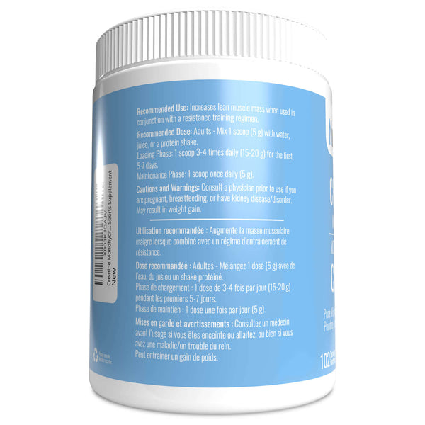 Creatine Monohydrate Powder Muscle and Bodybuilding Supplement, 510 g ...